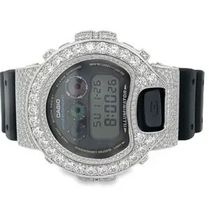 G-Shock | Accessories | 125 Carat Moissanite Vvs Iced Out G Shock Dw690 ...